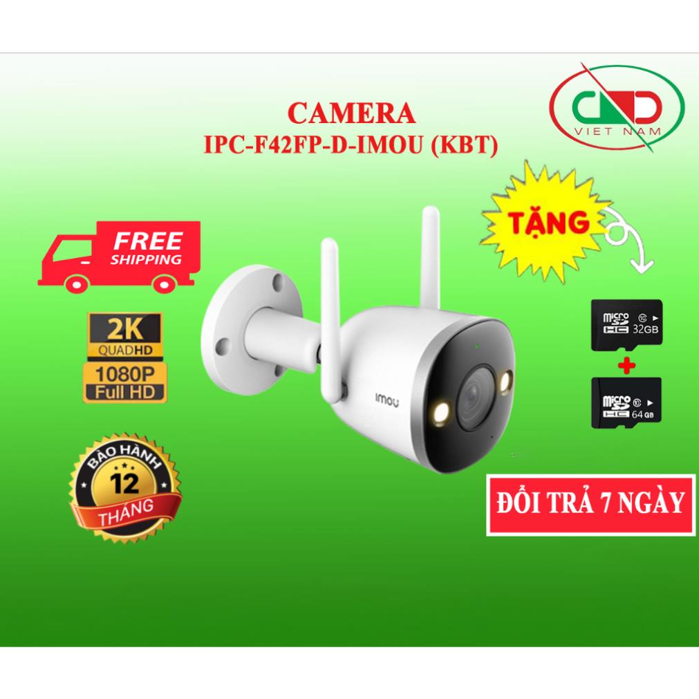Camera Wifi ngoài trời IPC-F42FP-D-IMOU 4MP (KBT) | Shopee Việt Nam