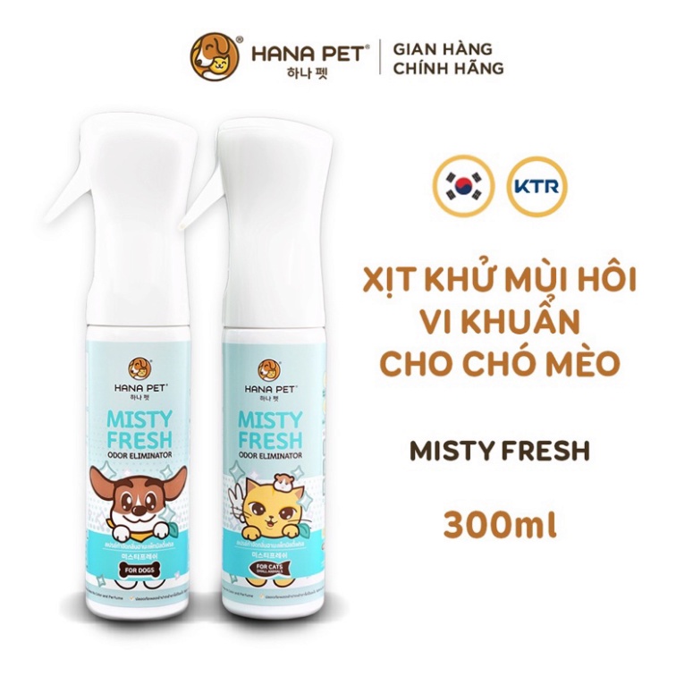 Xịt khử mùi đa năng và hỗ trợ ngăn ngừa vi khuẩn Misty Fresh cho thú cưng | Shopee Việt Nam