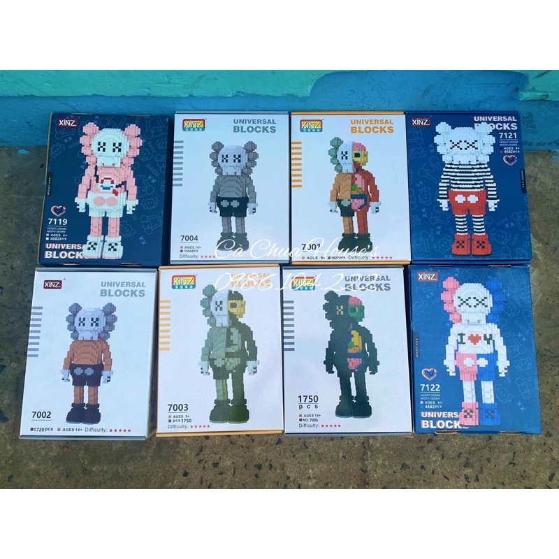 lego gấu Kaws | Shopee Việt Nam