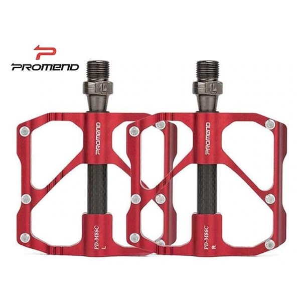 Pedal/ Pê đan/ bàn đạp xe đạp thể thao MTB Leo Núi Promend PD-M86C trục bọc carbon, 3 bạc đạn ...