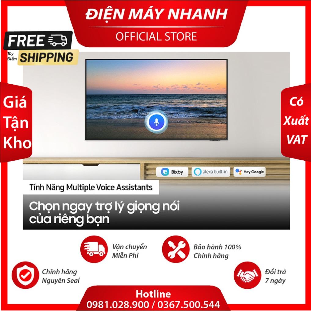 Smart Tivi Samsung 4K 55 inch 55AU8000 Crystal UHD BH 100% | Shopee Việt Nam