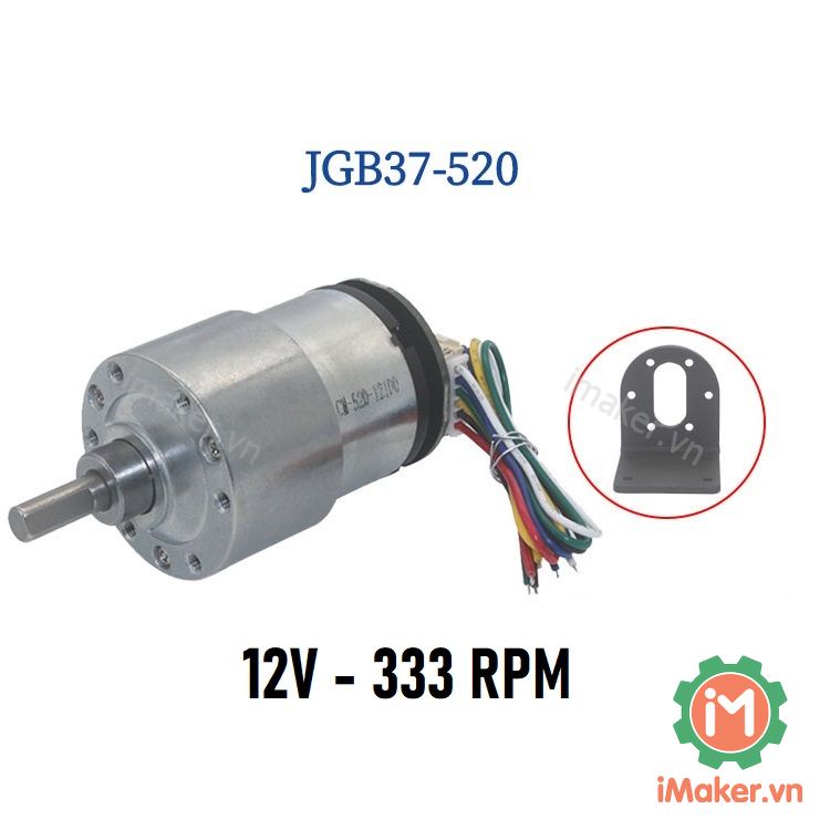 Động Cơ DC Servo JGB37-520 12V-333 RPM | Shopee Việt Nam