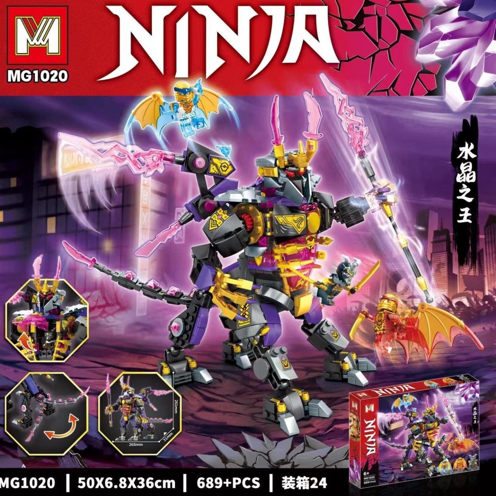 Mô Hình Lắp Ráp Lego Phantom Ninja Series King of Crystal Mecha Revenge ...
