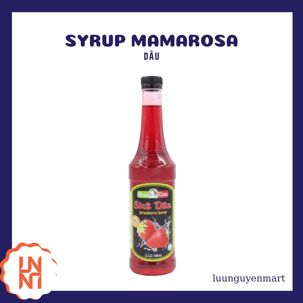 Siro/ Syrup Mama Rosa Dâu 700ml | Shopee Việt Nam