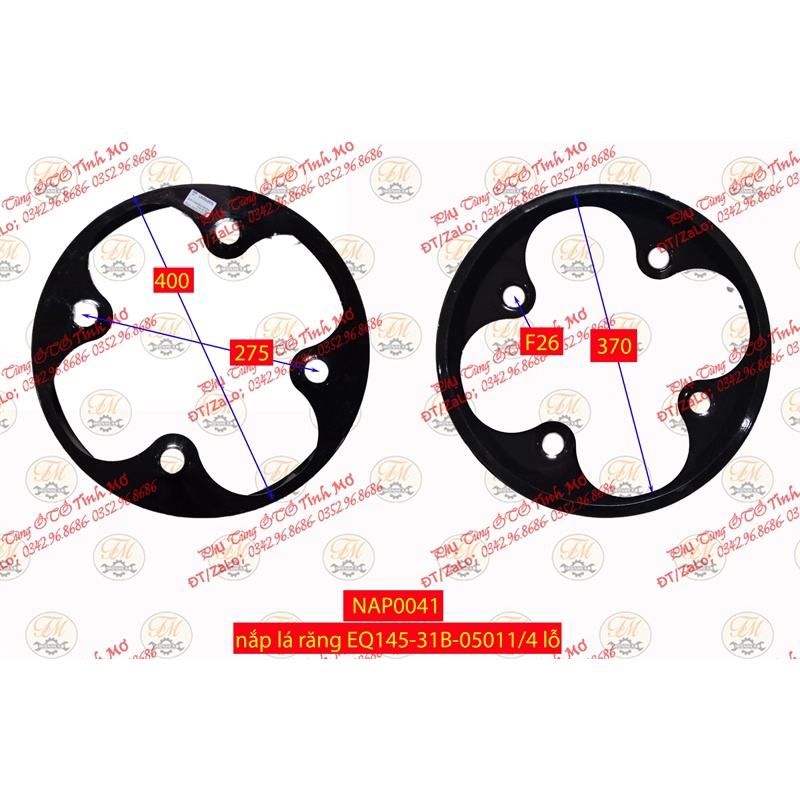 nắp lá răng EQ145-31B-05011/4 lỗ | Shopee Việt Nam