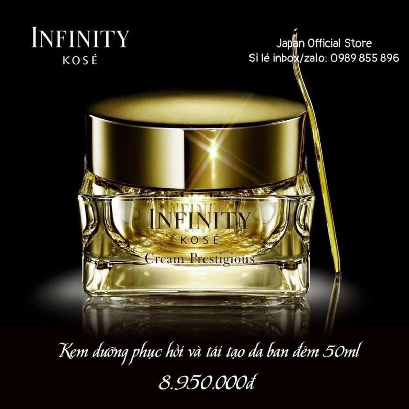 Kem dưỡng phục hồi, tái tạo và trẻ hoá da cao cấp Kosé Infinity Cream Prestigious - Mỹ Phẩm Kosé ...