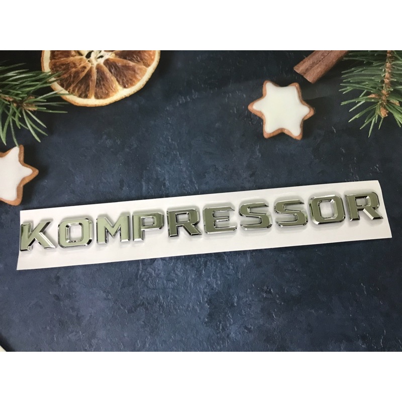 Tem Kompressor Mercedes, Chữ KomPressor Mercedes, Logo KomPressor ...