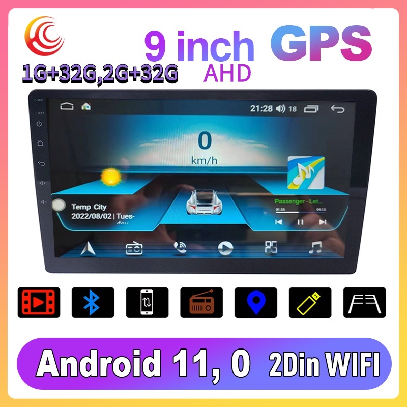 Màn hình xe hơi Android 9 inch Android Navigator Universal Car MP5 Xem ...