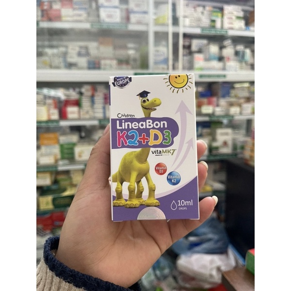 Vitamin D3K2 Lineabon 10ml | Shopee Việt Nam