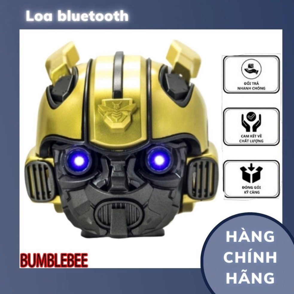 Loa bluetooth Bumblebee mô hình robot transformer bass cực chất,loa mini không dây mắt đèn led ...