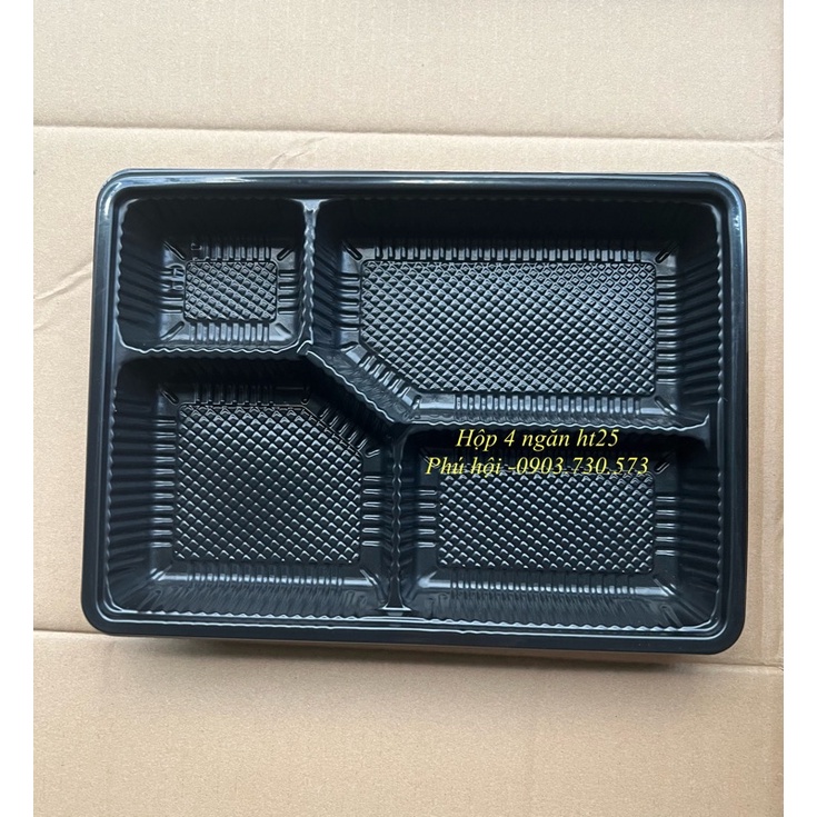 100 hộp nhựa đựng cơm bánh ht12 ht17 ht203 ht25, 2 ngăn 3 ngăn 4 ngăn 5 ngăn (có nắp) | Shopee ...
