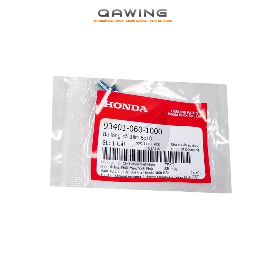 93401-060-1000 | Bu lông có đệm 6x10 | BOLT-WASH.,6X10 (Chính hãng ...