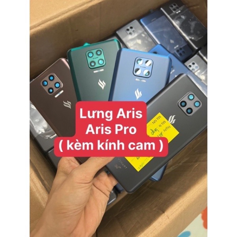 Mặt lưng Vsmart Aris/Aris pro Zin Hãng kèm keo và kính cam .Đủ mầu | Shopee Việt Nam