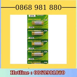 [Chính Hãng] 1 vỉ 5 viên pin ALKALINE 23A 27A 12V Pin điện áp cao cho Chìa khóa điện, điều khiển ...