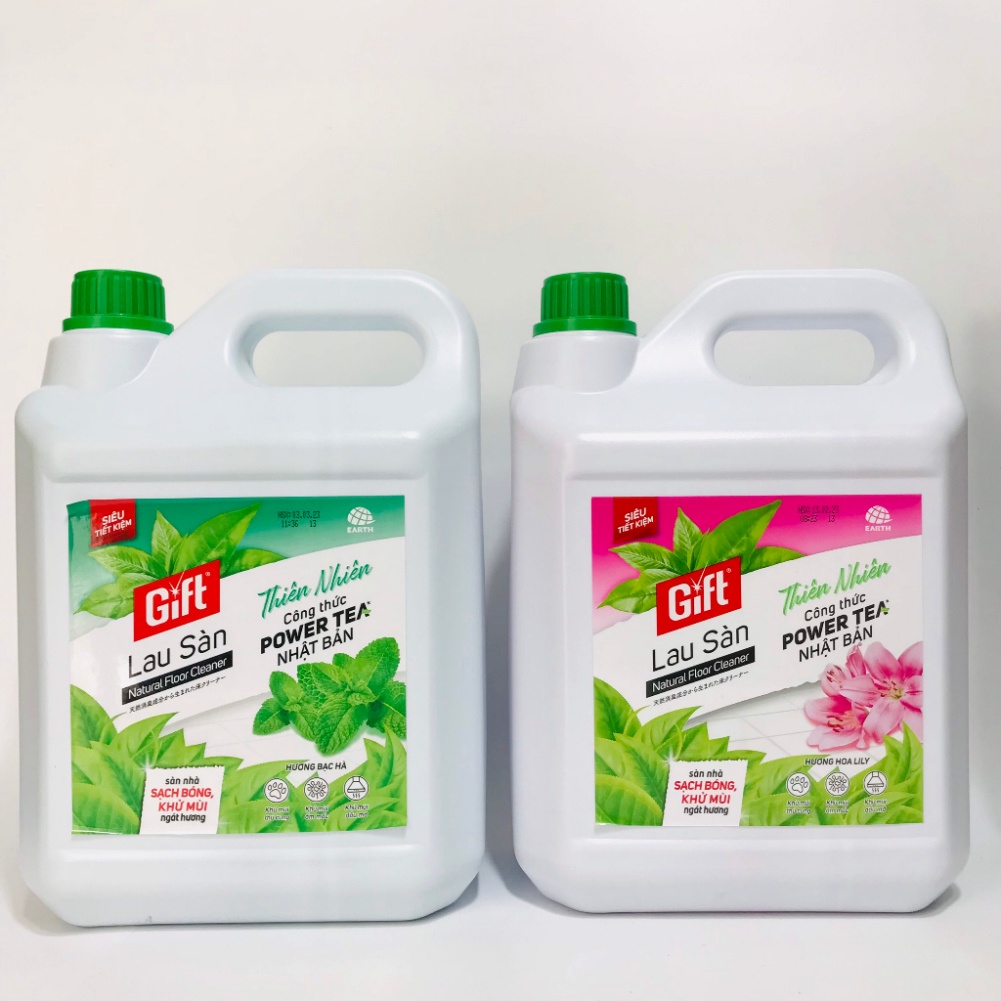 NƯỚC LAU SÀN GIFT ĐẬM ĐẶC GIFT 3,8Kg - 5kg Bạc hà/ Lily | Shopee Việt Nam