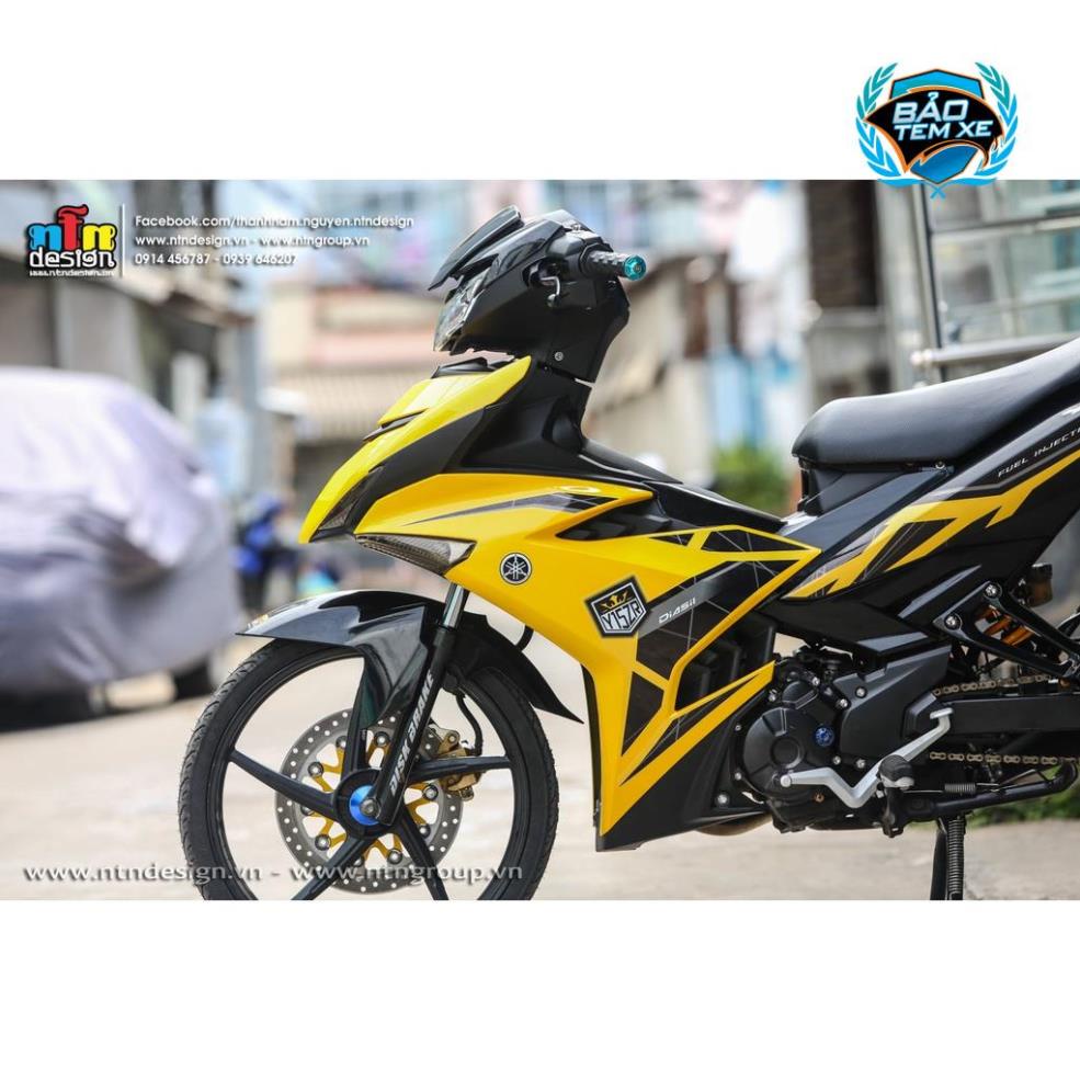 Tem Rời Dán Xe Exciter 150 Mẫu Y15ZR 2021 Vàng Đen Cực Chất, Hàng 3 Lớp Chất Lượng Cao | Shopee ...