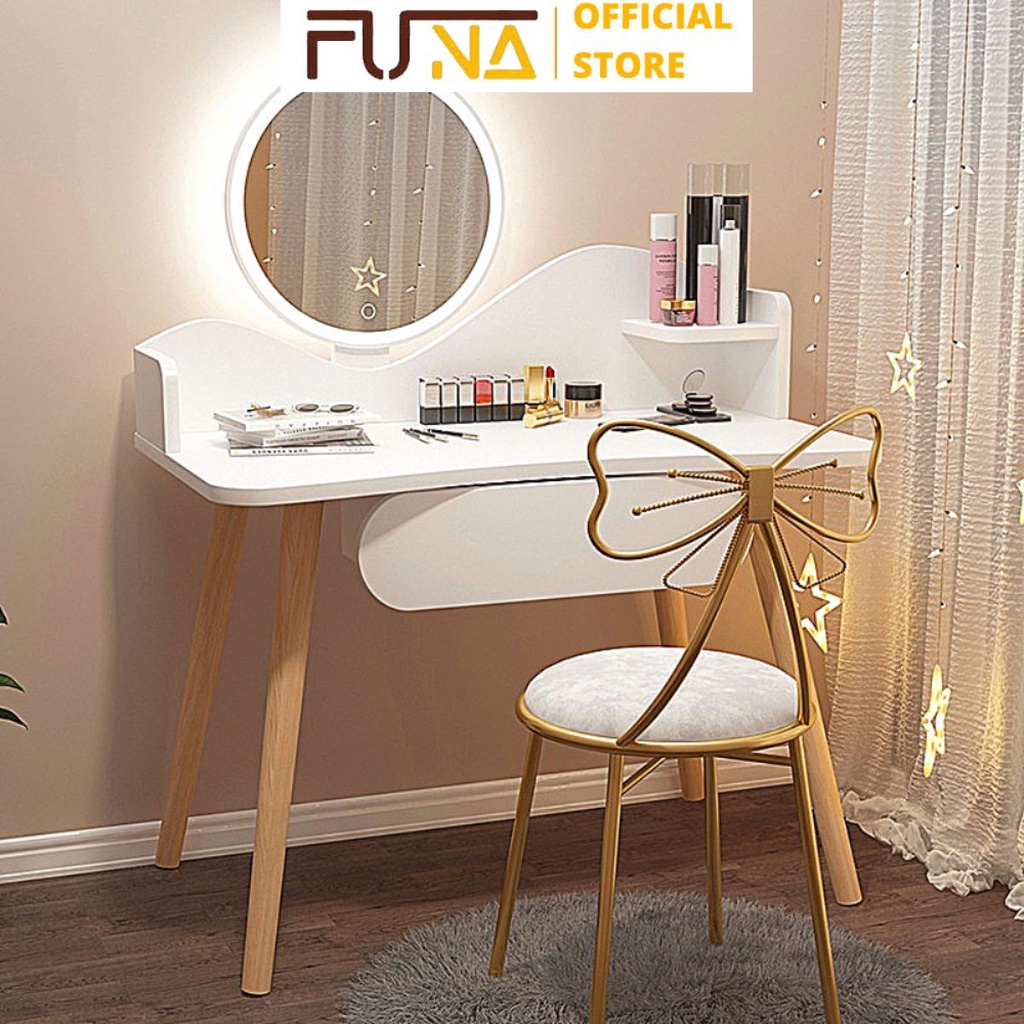 ( AK11) Bàn Trang Điểm LED FUNA Có Nút Cảm Ứng -trang điểm 80x40x120cm ...