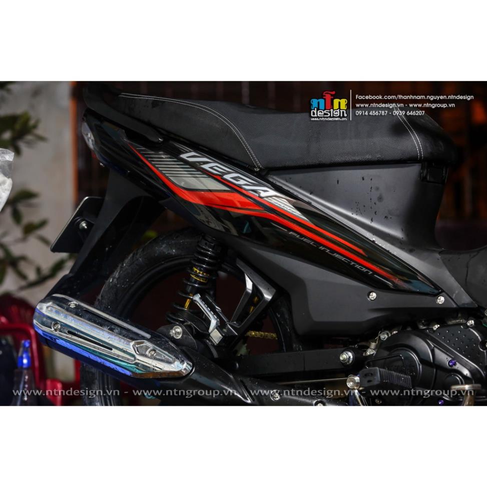 Bi Decal Tem Rời Dán Xe Sisius FI 115 Mẫu Vega | Shopee Việt Nam