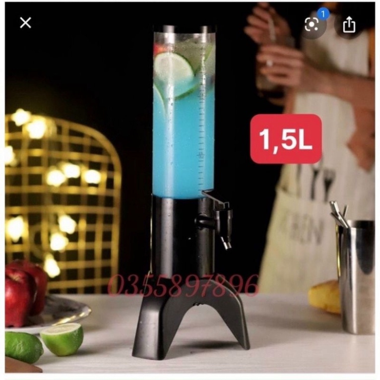 Bình đựng nước hoa quả, coca, tháp bia 1,5L loại đẹp GDTA | Shopee Việt Nam