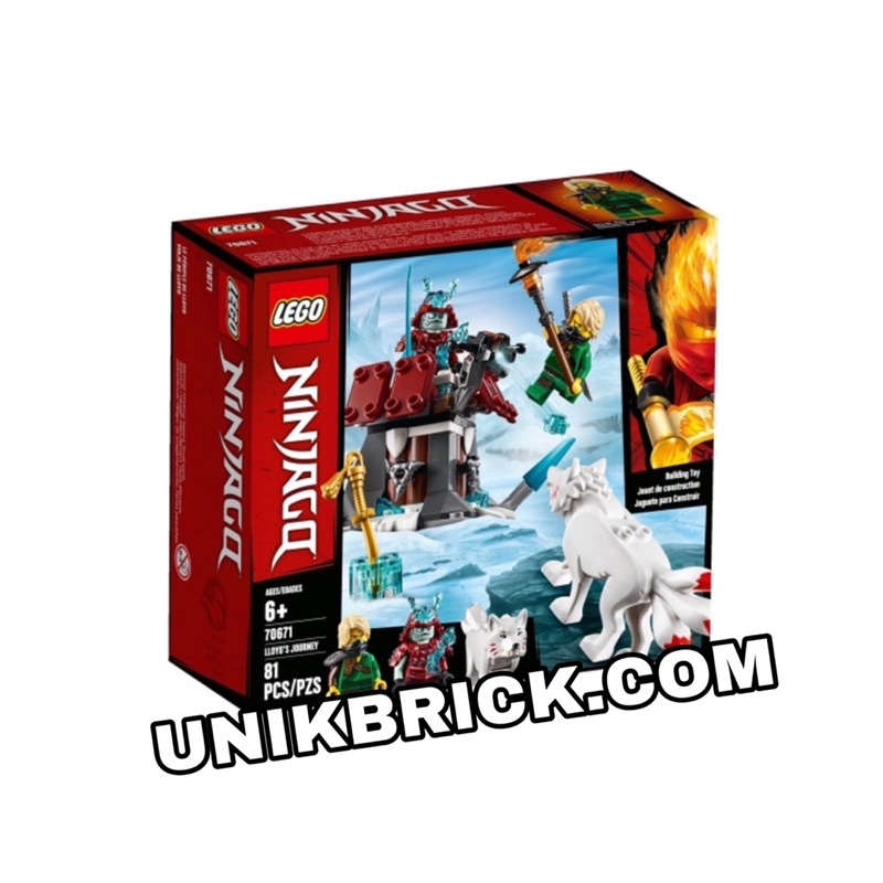[CÓ HÀNG] Lego UNIK BRICK Ninjago 70671 Lloyd's Journey chính hãng (như ...