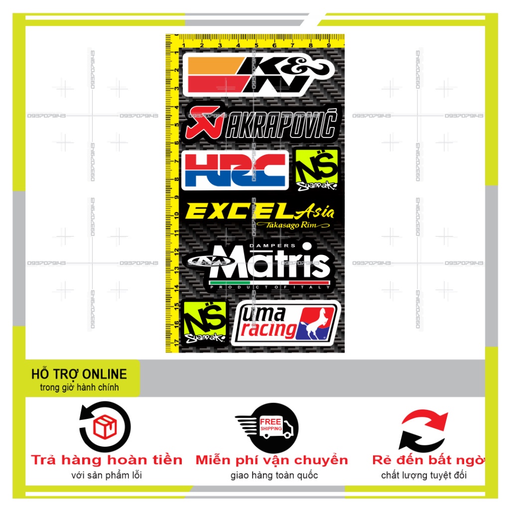 LOGO STICKER DÁN XE MÁY MINI M8 | Shopee Việt Nam