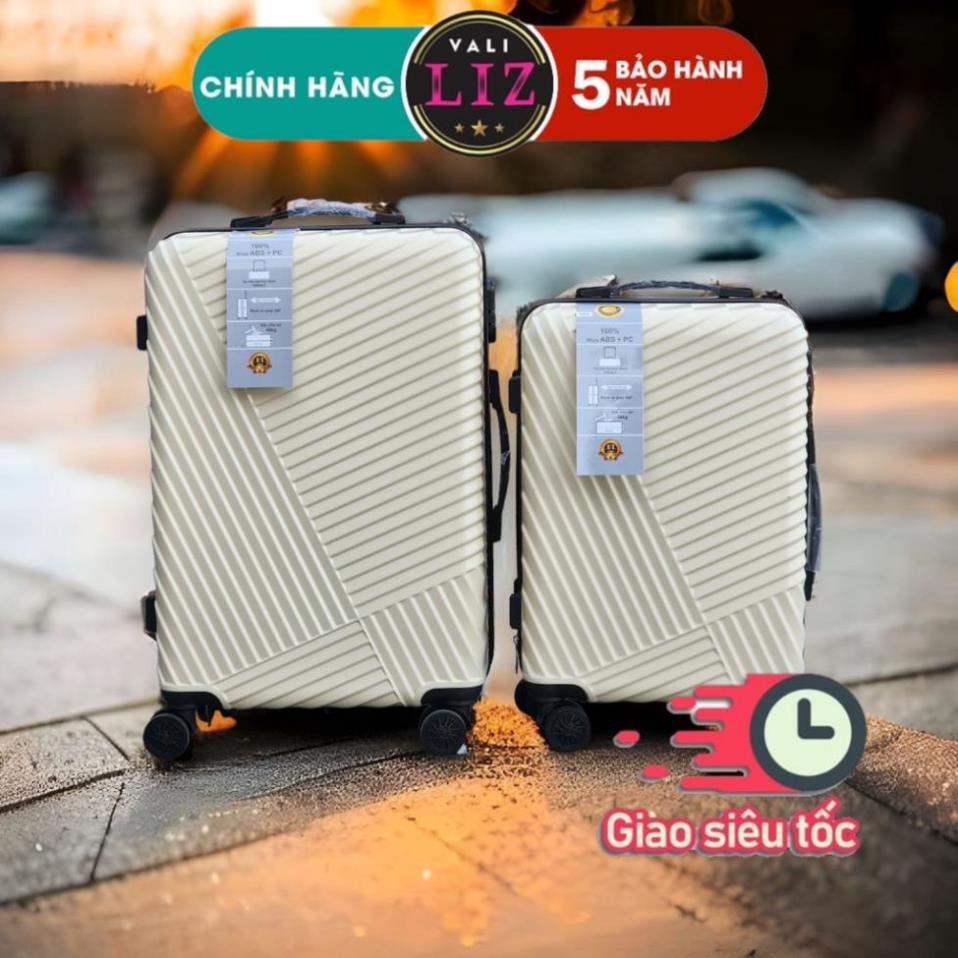 VALI KÉO size 20 xách tay, vali size 24 Ký gửi Sọc chéo Chống va đập ...