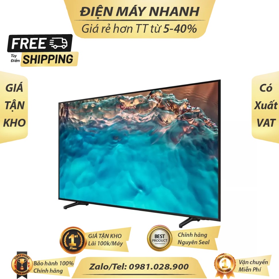 Smart Tivi Samsung 4K Crystal UHD 50 inch UA50BU8000 - 50BU8000 - Hàng chính hãng | Shopee Việt Nam