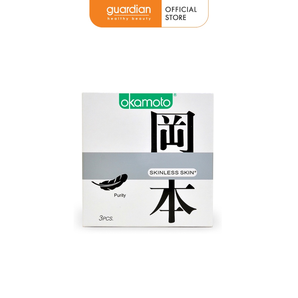 Bao Cao Su Không Mùi Tinh Khiết Skinless Skin Purity Okamoto Hộp 3C ...