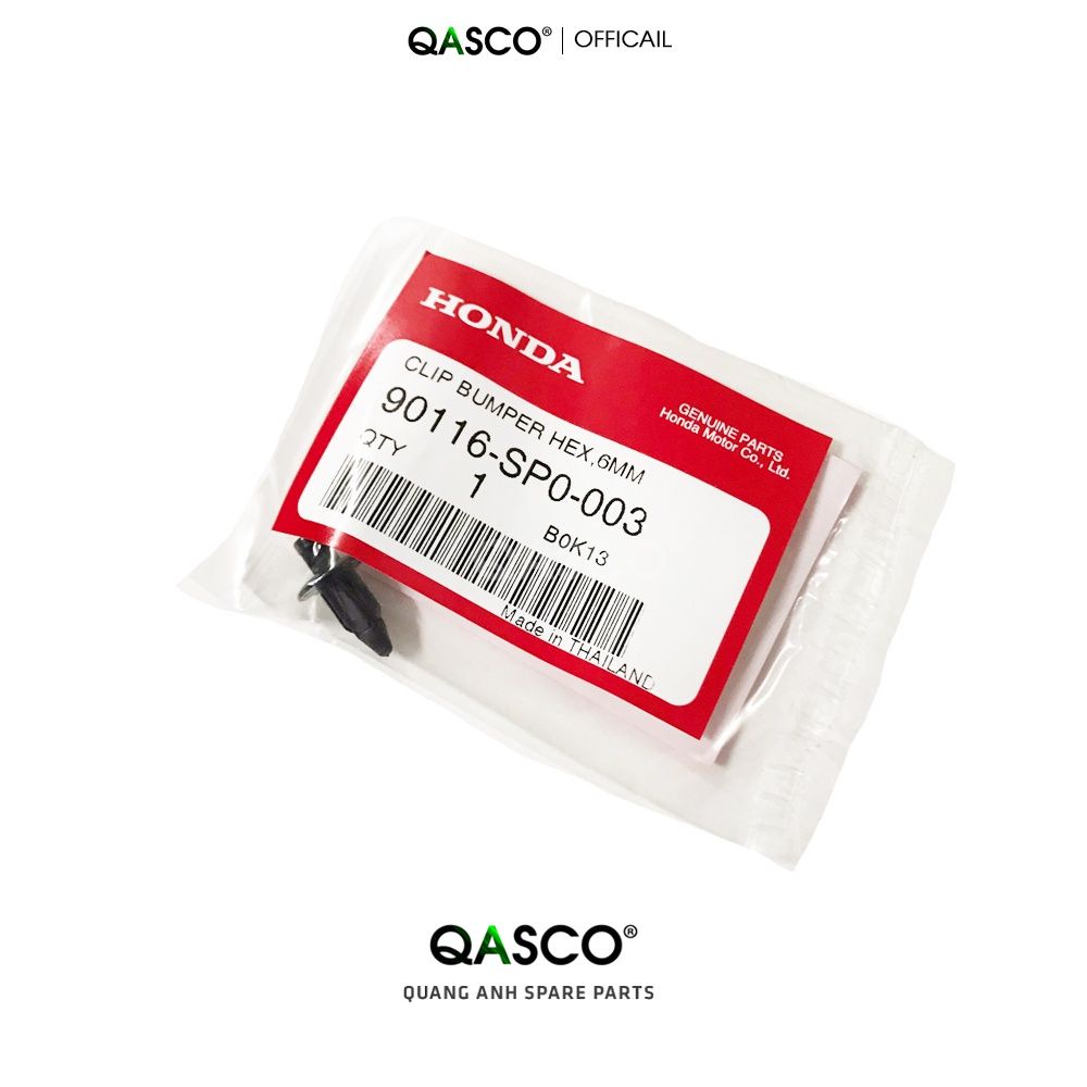 (90116SP0003) Chốt nhựa bấm cài dàn áo HONDA 6mm (Thailand)(1281 ...