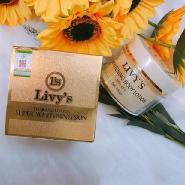 Kem Body Cao Cấp Livy's - Thailand Lotion Super Whitening Skin 250g | Shopee Việt Nam