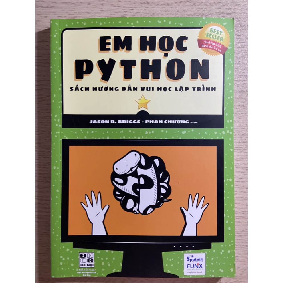 Sách - Em học Python - sách hướng dẫn vui học lập trình | Shopee Việt Nam