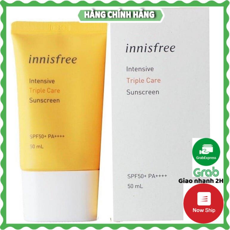 Kem Chống Nắng Innisfree Intensive Triple-Shield Sunscreen SPF 50+/PA++++ 50ml Chống Trôi - MÀU ...