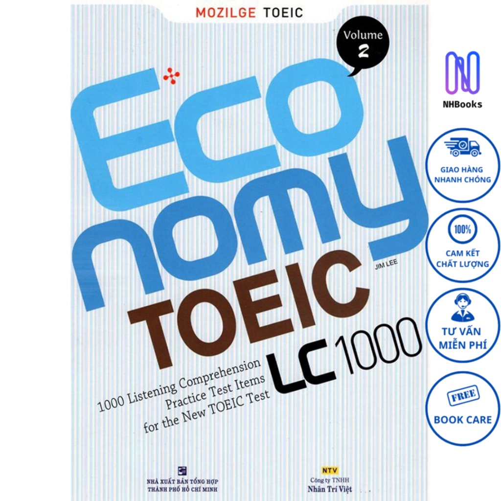 Sách - Economy TOEIC LC1000 Volume 2 - NHBOOK | Shopee Việt Nam