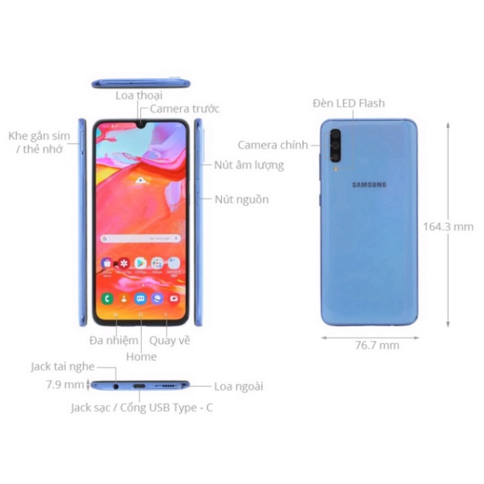Điện thoại Samsung Galaxy A70 - Chính Hãng | Shopee Việt Nam