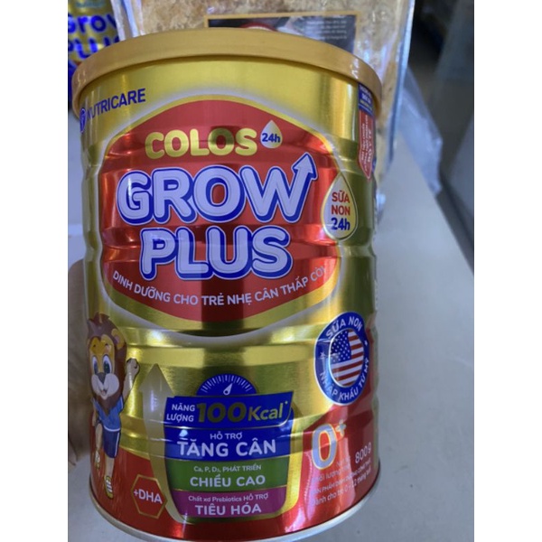 Sữa bột Nutricare Colos Grow plus sữa non 0+ (loại 800g) | Shopee Việt Nam