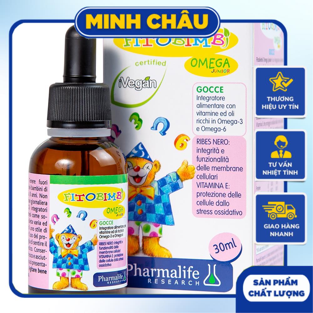 Fitobimbi Omega Junior Gocce hỗ trợ phát triển não bộ, tốt cho mắt ...