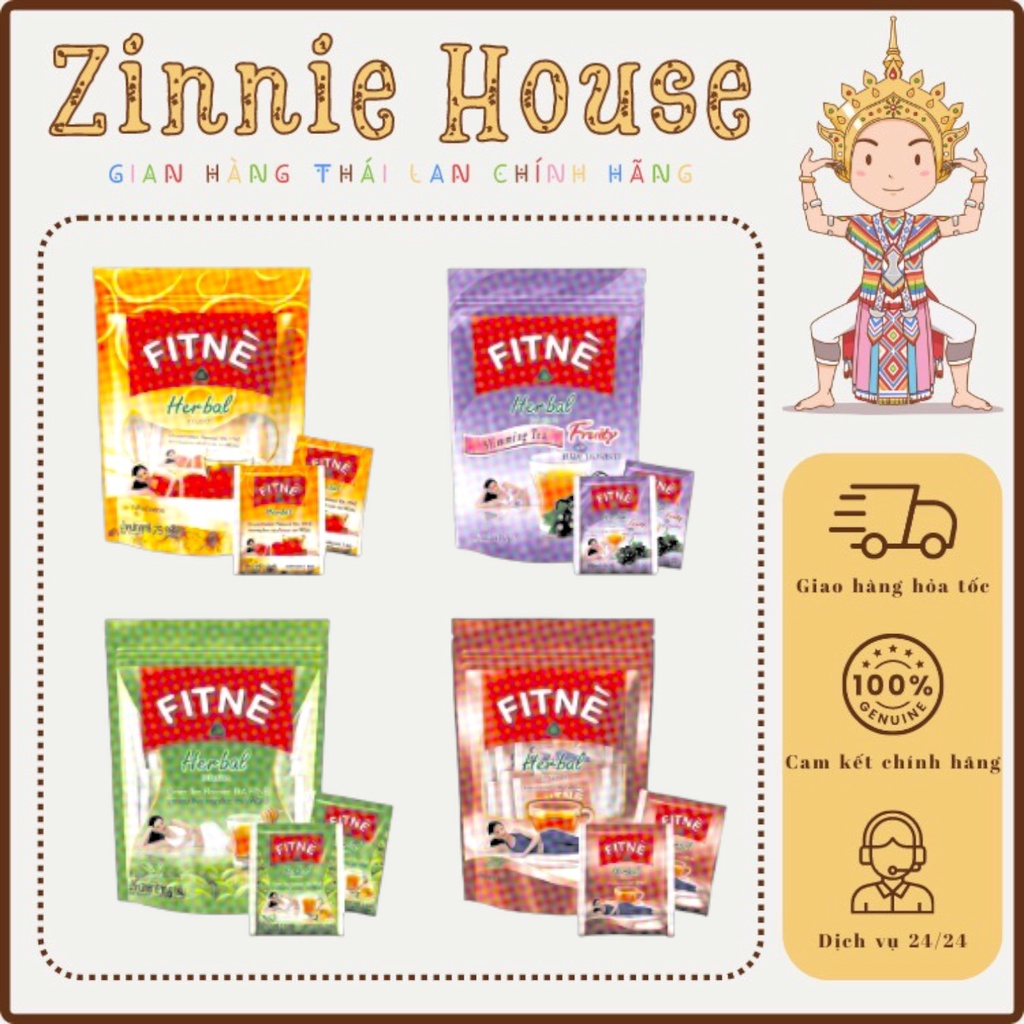 Trà Fitne Herbal Thái Lan Túi Lọc (30-40 Túi Lọc) Chính Hãng | ZINNIE ...