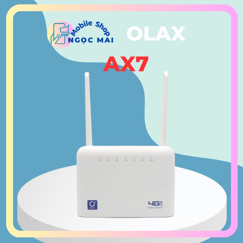 Bộ phát Wifi di động sim 4G Olax AX7 Pro tốc độ cao 300Mbps pin 5000mah | Shopee Việt Nam