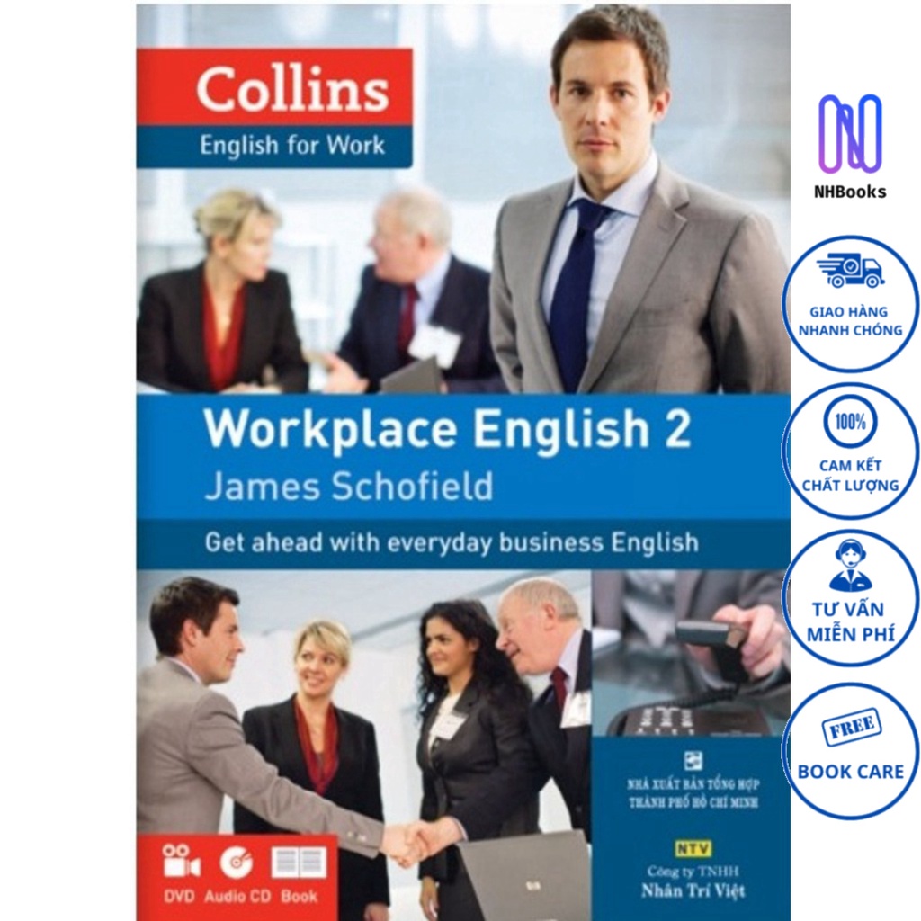 Sách - Collins English For Work - Workplace English 2 - NHBOOK | Shopee ...