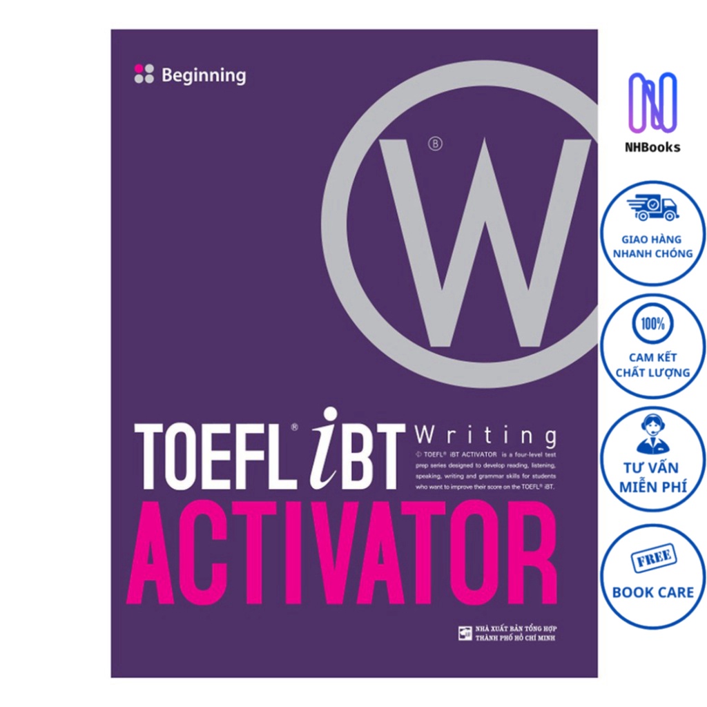 Sách - TOEFL iBT Activator Writing: Beginning - NHBOOK | Shopee Việt Nam