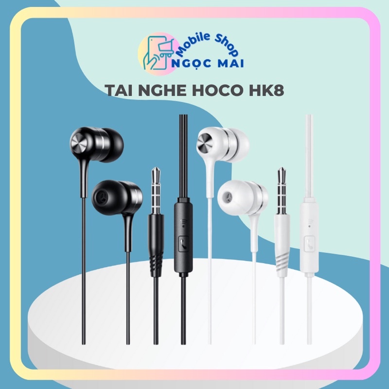 Tai Nghe Nhét Tai Hoco HK8 Âm Thanh Stereo - Hàng chính hãng | Shopee Việt Nam