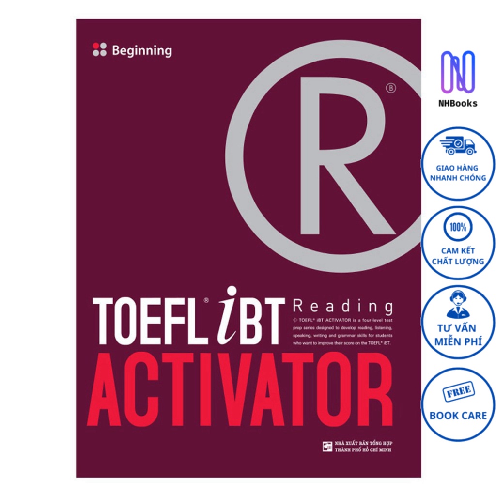 Sách - TOEFL iBT Activator Reading: Beginning - NHBOOK | Shopee Việt Nam
