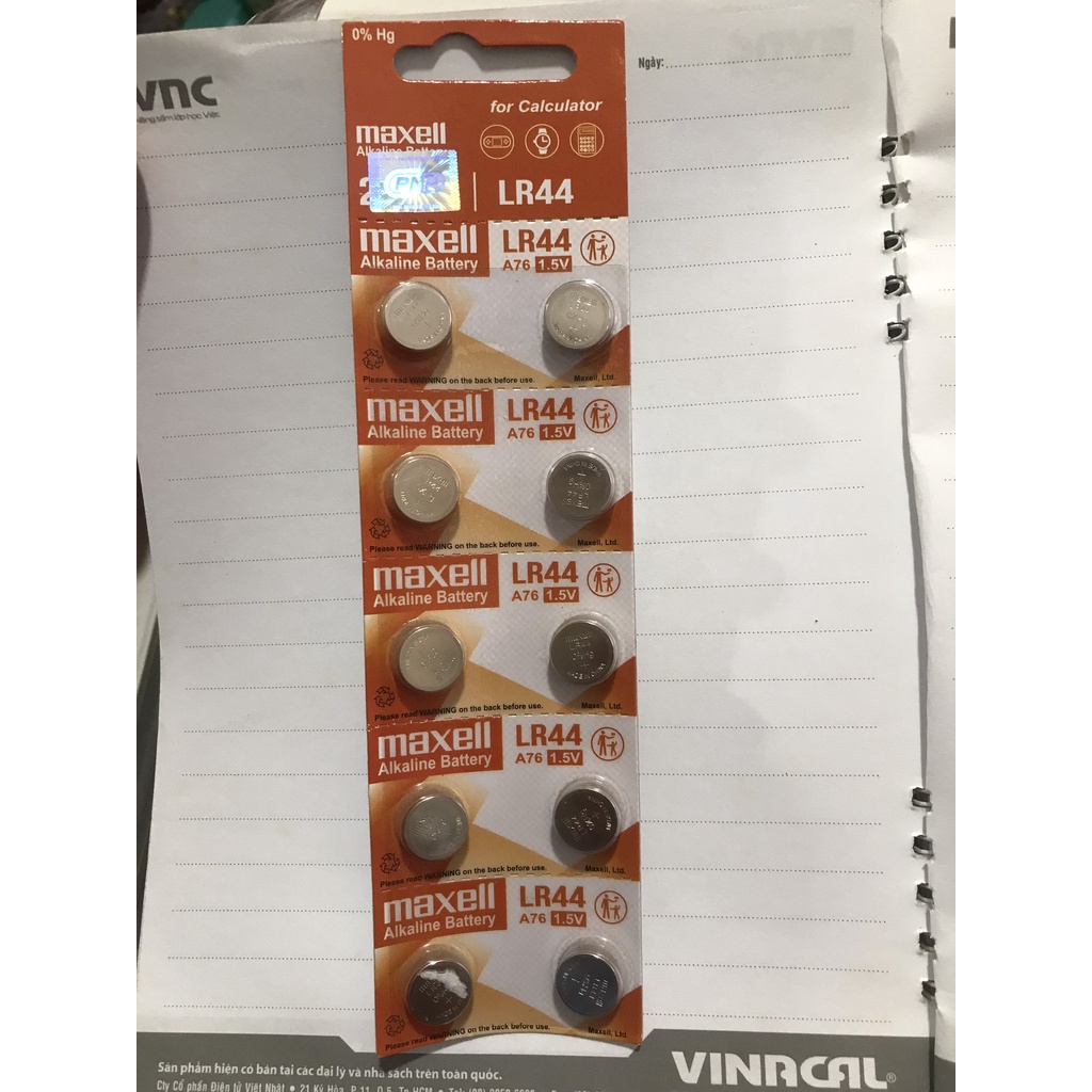 Pin nút áo LR44 AG13 Maxell Chính Hãng | Shopee Việt Nam