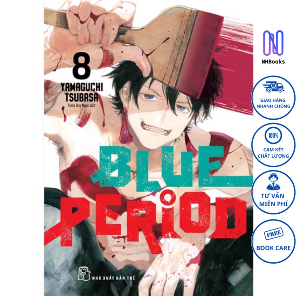 Sách - Blue Period 08 - Tặng Bookmark Giấy (NXB Trẻ) - NHBOOK - NXB TRẺ ...