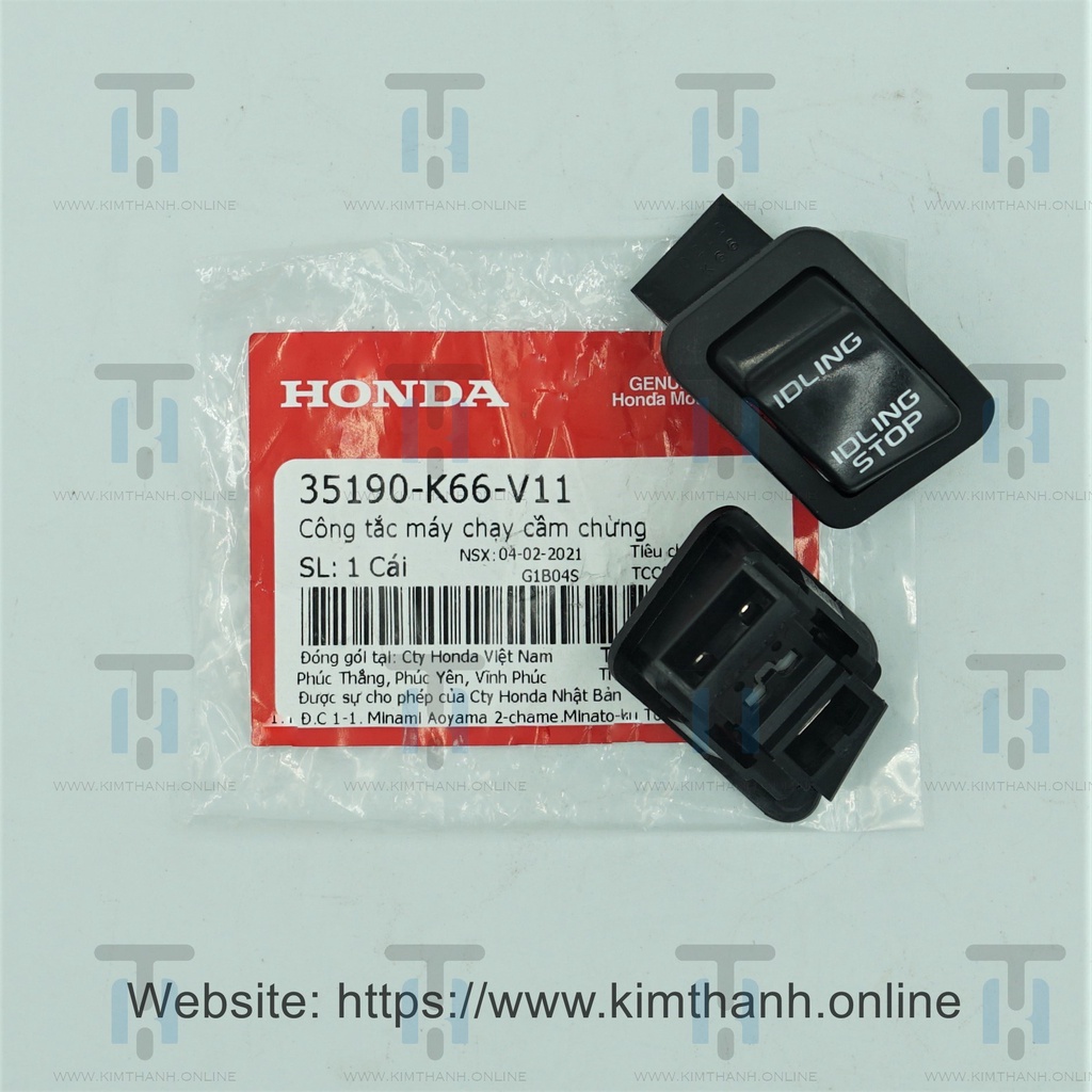 Nút Idling Stop - K66 PCX Honda VN _ 35190K66V11 | Shopee Việt Nam