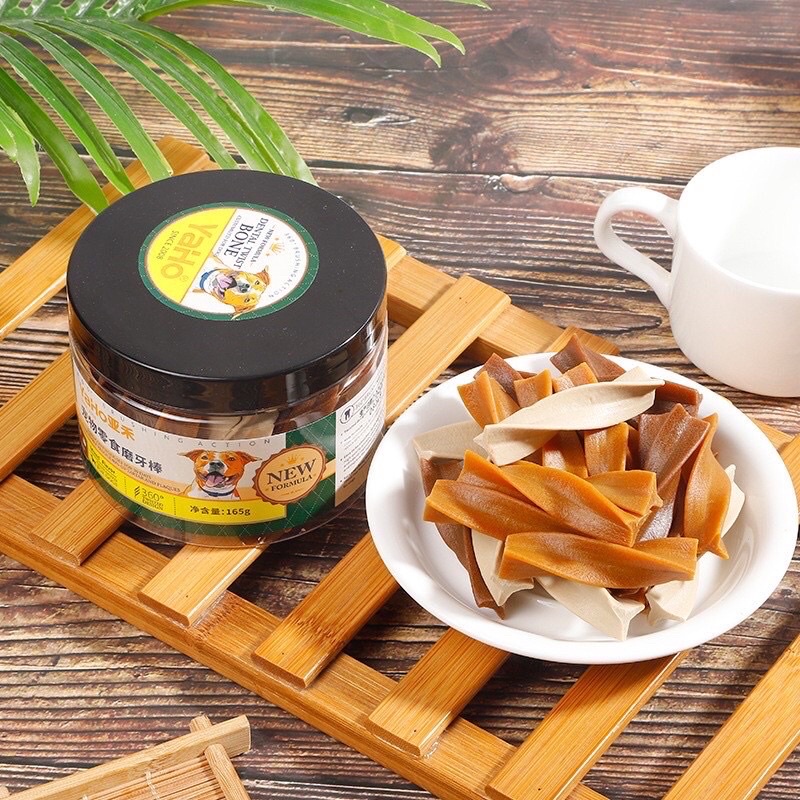 Snack Cho Chó Xương Gặm Sạch Răng Yaho Hộp 165g | Shopee Việt Nam