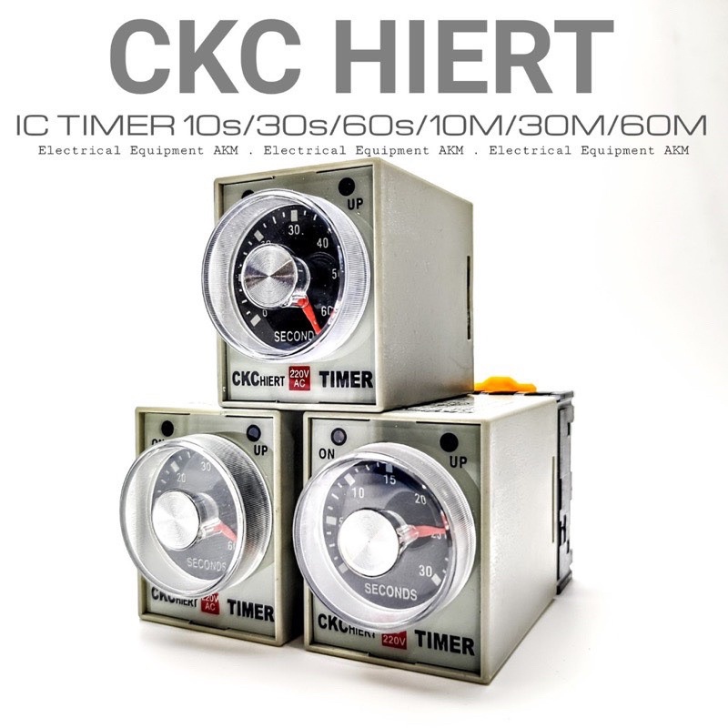 Rơ LE Thời Gian CKC ( Tặng Kèm Đế IC ) TIMER CKC AH3-3(10S;30S;60S;10M;30M;60M) | Shopee Việt Nam
