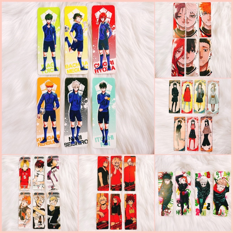 Bookmark fes giới hạn của SxF, JJK, Bluelock, MHA, Haikyuu,… | Shopee ...
