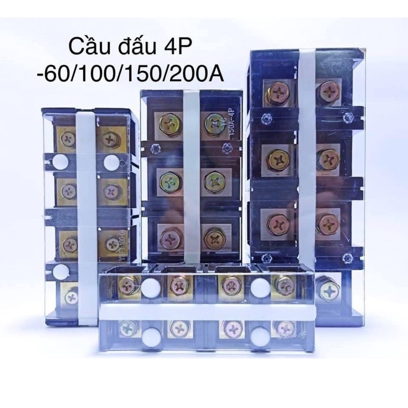 Cầu đấu điện DOMINO TC 4P 60A/100A/150A/200A/300A/400A | Shopee Việt Nam