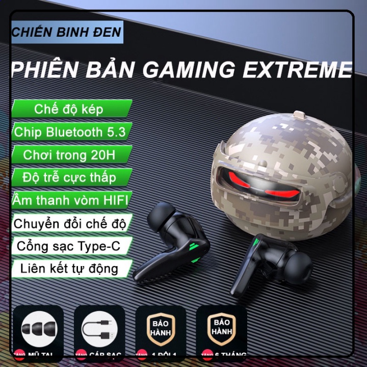 [SIÊU SALE] Tai Nghe Bluetooth Gaming H03 TWS 5.3 Dành Cho Game Thủ Độ Trễ Cực Thấp Âm Thanh ...